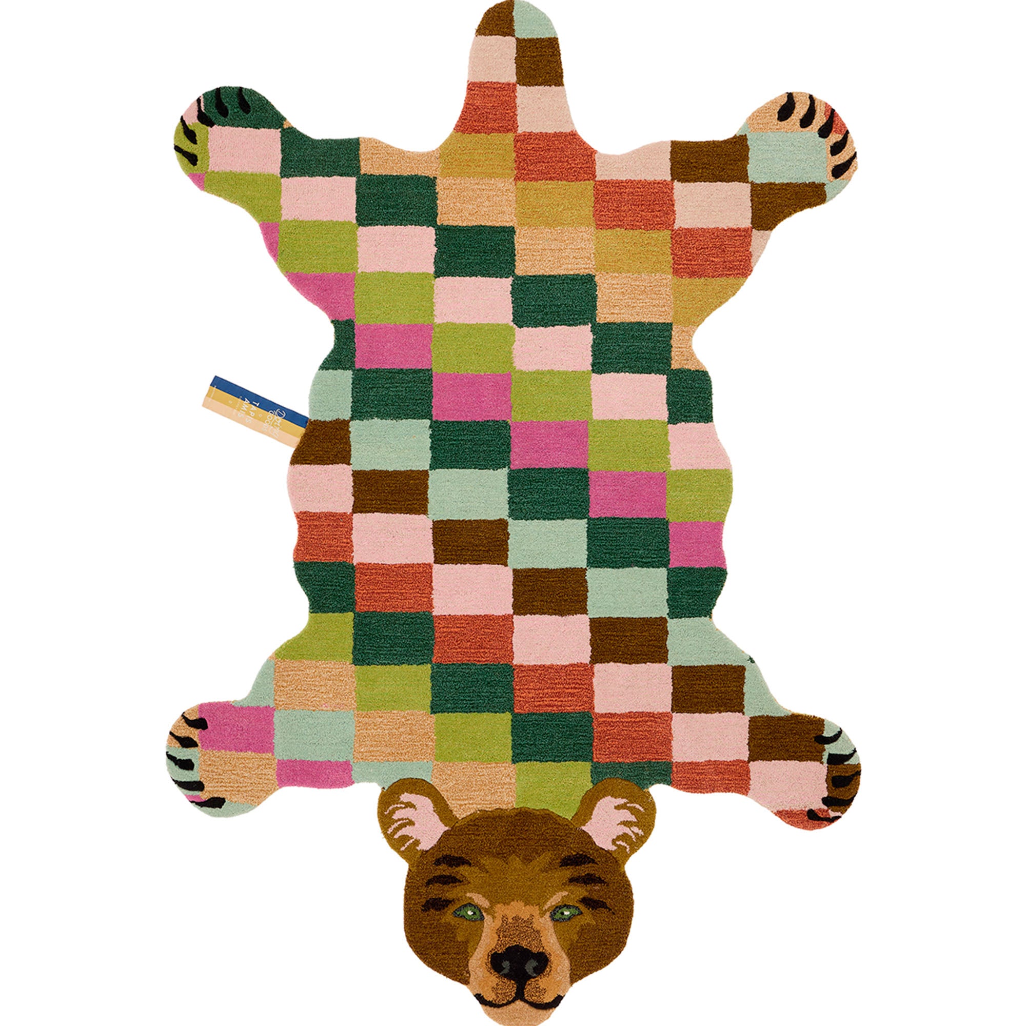 Ternet bjørn tæppe | Doing Goods uld tæppe | 240 x 165 cm