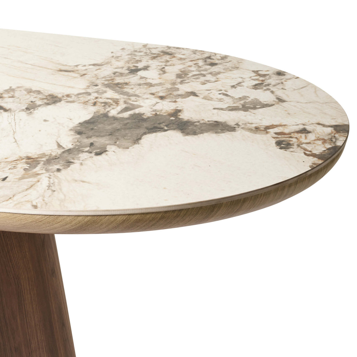 Marmoris spisebord | Ovalt spisebord i keramik | 200x100 cm